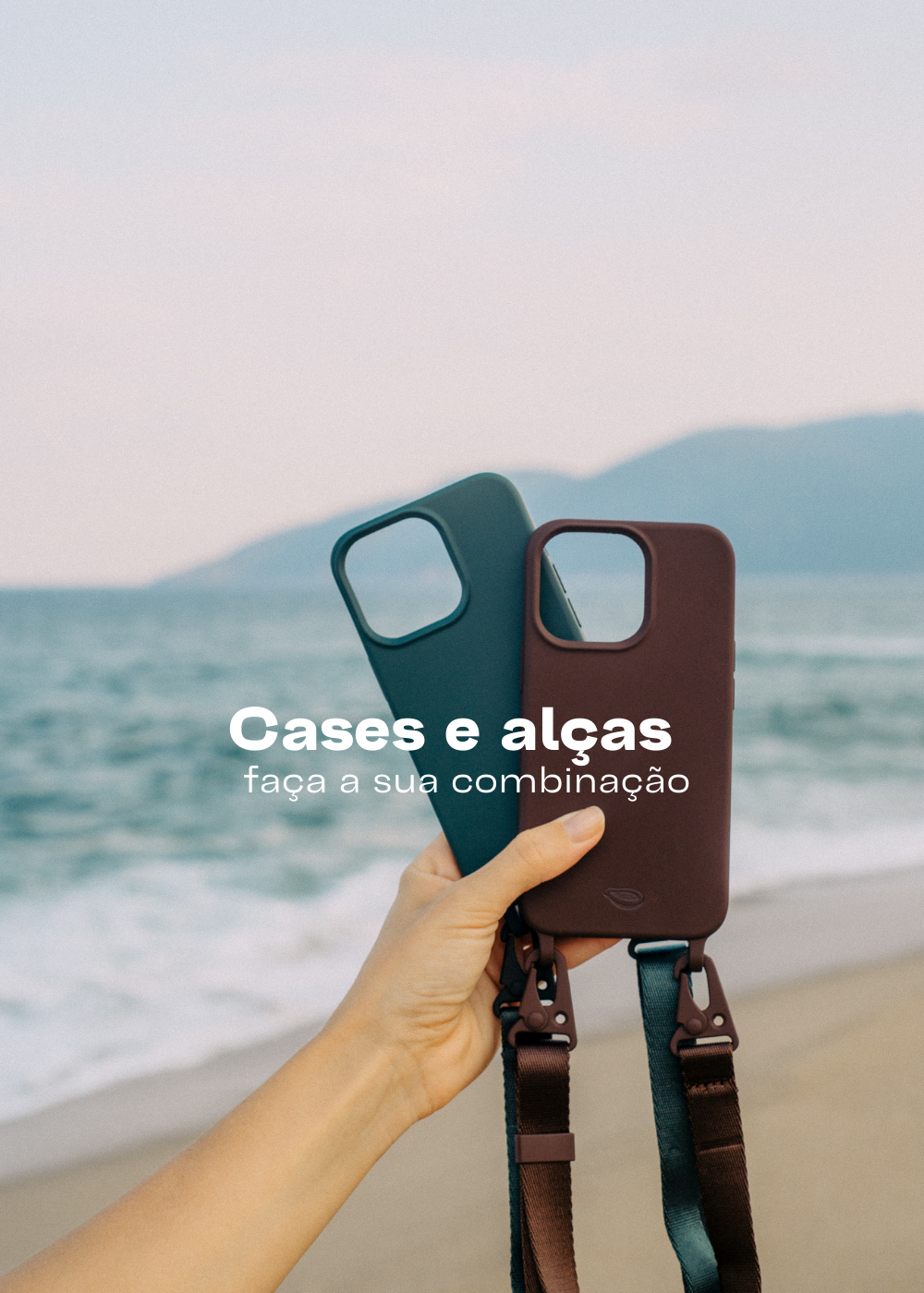 Cases Papaya - Capinhas para iPhone com alça integrada